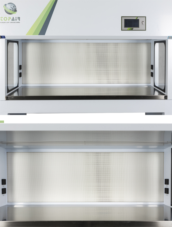 Polypropylene Horizontal Laminar PRO Clean Bench - TOPAIR - LAB SOLUTIONS
