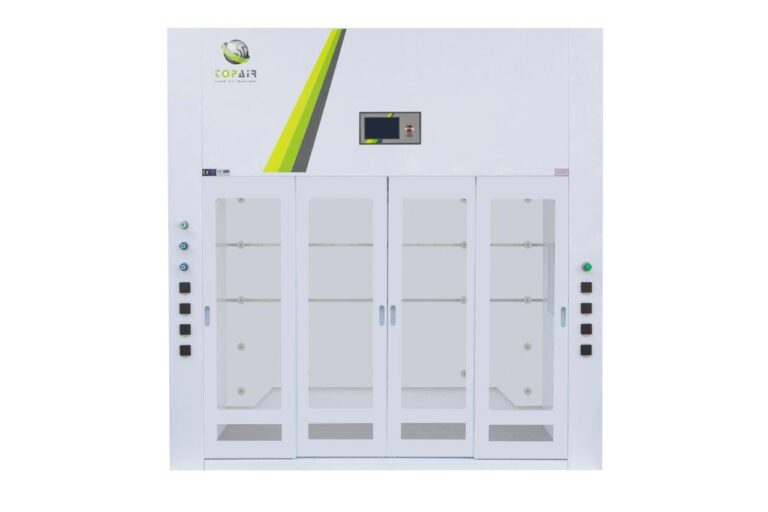 Floor-Mounted Fume Hood (Vertical Sash) - Topair Systems